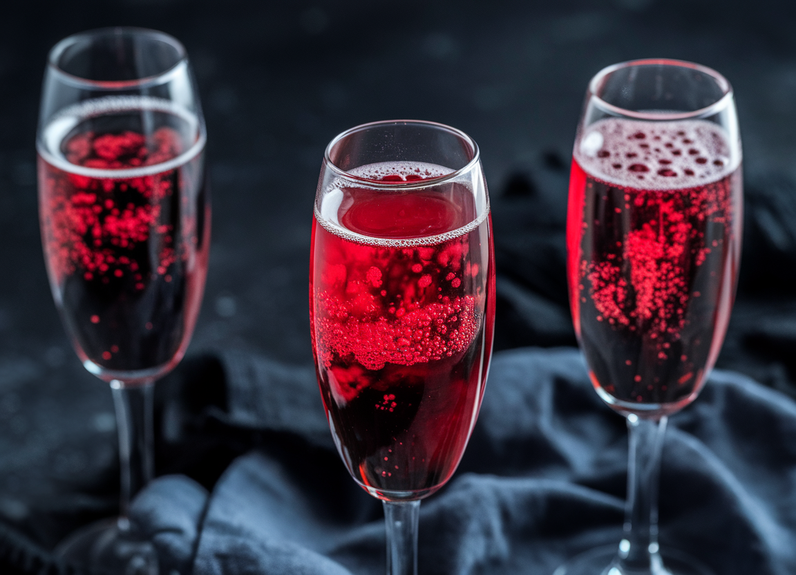 Cranberry Prosecco Spritzer Party Drink - Bored Pedia